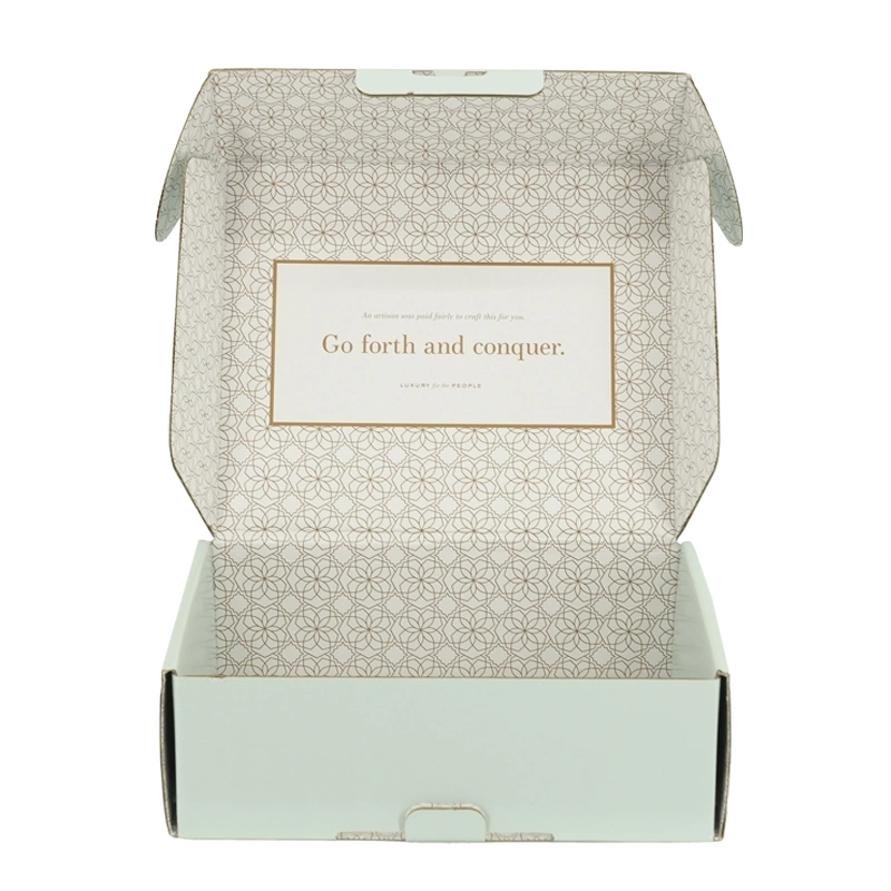 Recyclable Dark Green Shipping Boxes - Customizable