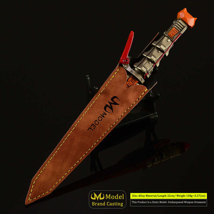 Delta Force Game Peripheral weapon Model, All-metal Handicraft Leather case Version Visdell Data ...