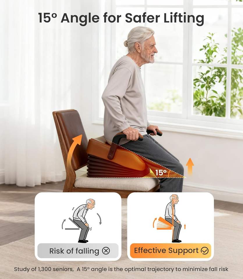 Electric Patient Lift Chair Assist 330lb Capacity Portable Stand Assist ...