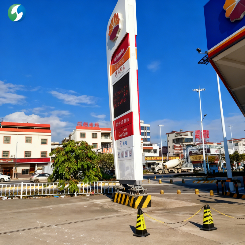 Professionally Customized Gas Station Digital Signage LED ...