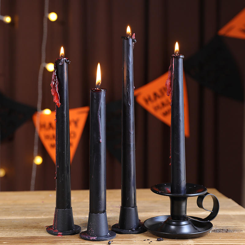 Stylish Red Dripping Skull Pattern Creepy Modern Handmade Halloween ...