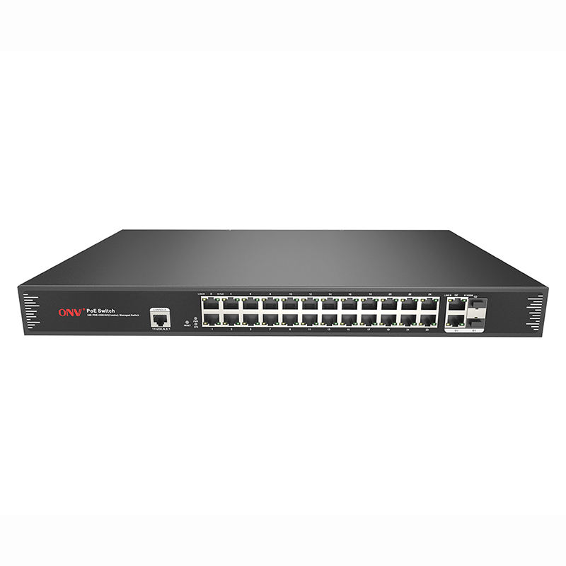 24 Port Managed Gigabit POE Switch L2 with Ethernet SNMP QoS 64Gbps ...