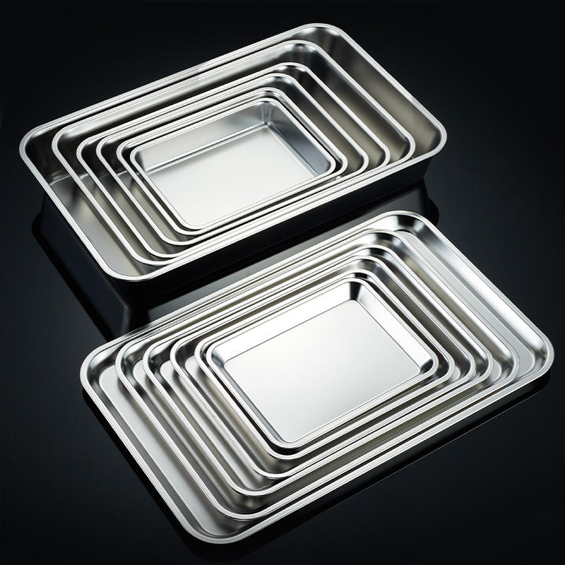 304 Stainless Steel Plates Sets Dinnerware Restaurant Plates Sets ...