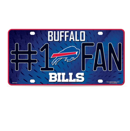 Buffalo Bills Car Plate Football Teams Unisex Custom License Plate High ...
