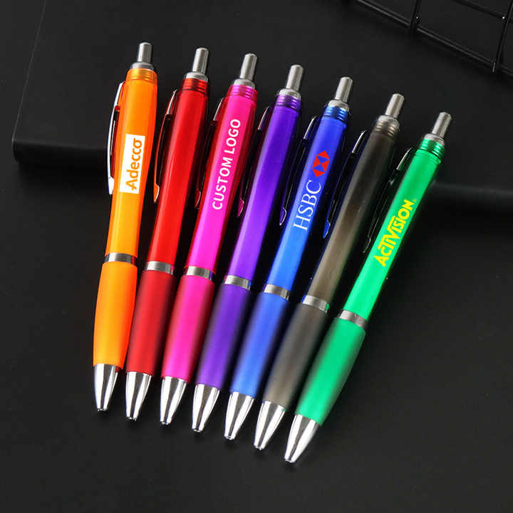Multi-color Ball Point Pen with Custom Logo - Perfect Gift