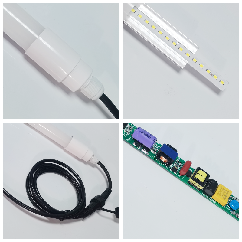 T8 Integrated LED Fluorescent Tube Lights 30cm/60cm/2ft/4ft Aluminum ...