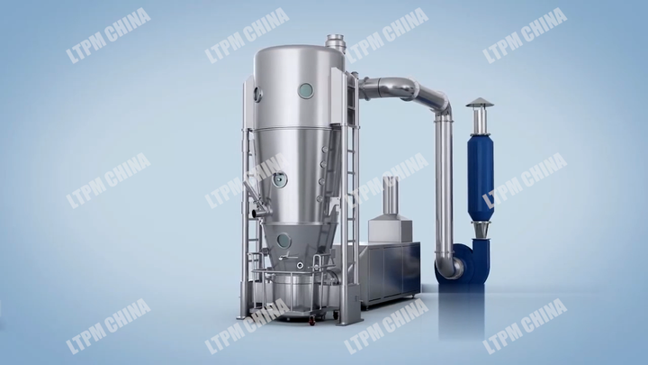 FL-Series Fluidized Bed Granulator Food Beverage Factory Farms Fluid ...