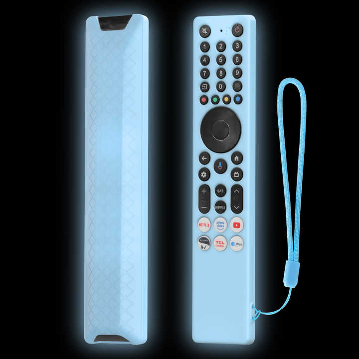 Single Pack Silicone Protection Case with Lanyard for TCL RC833A (Red ...
