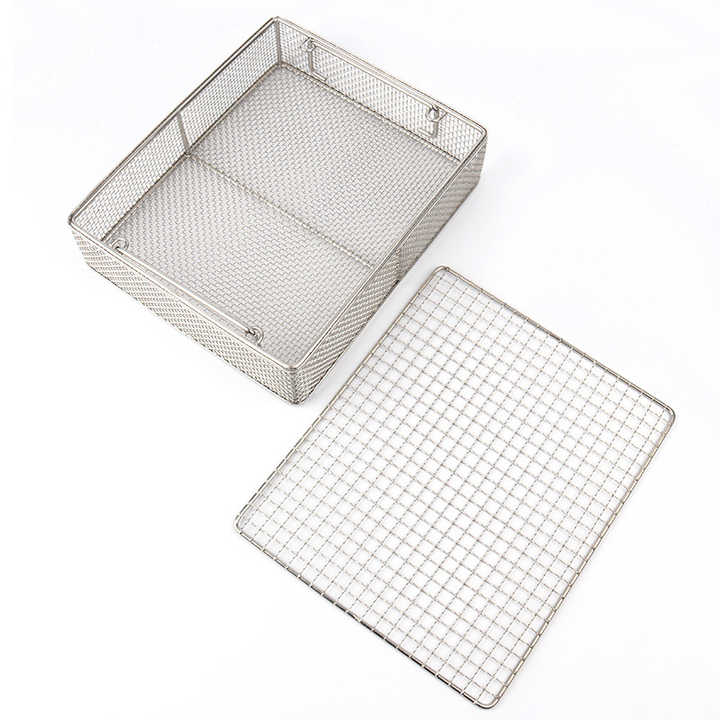 Stainless Steel Metal Wire Mesh Cleaning Basket Sterilization for ...