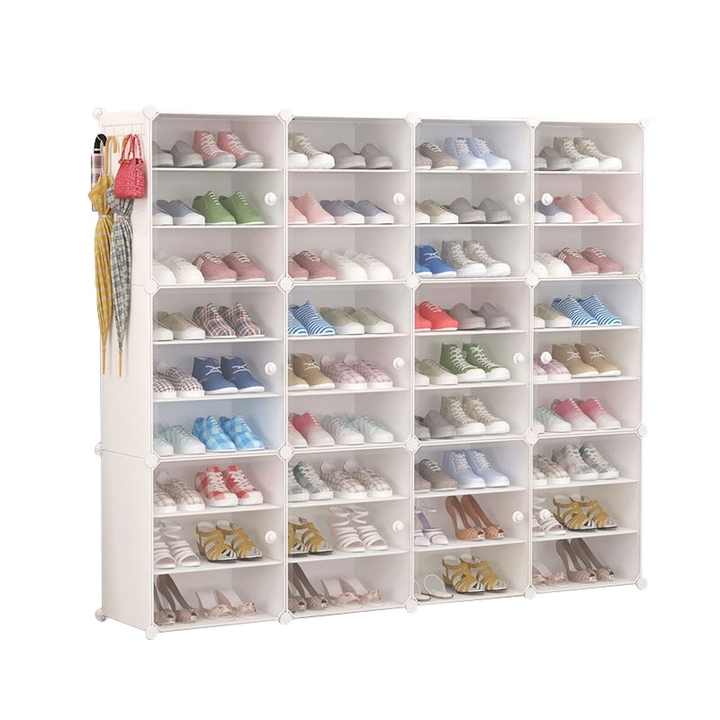 Transparent PP Plastic Clamshell Shoe Cabinet Storage Shoe Box Thick ...