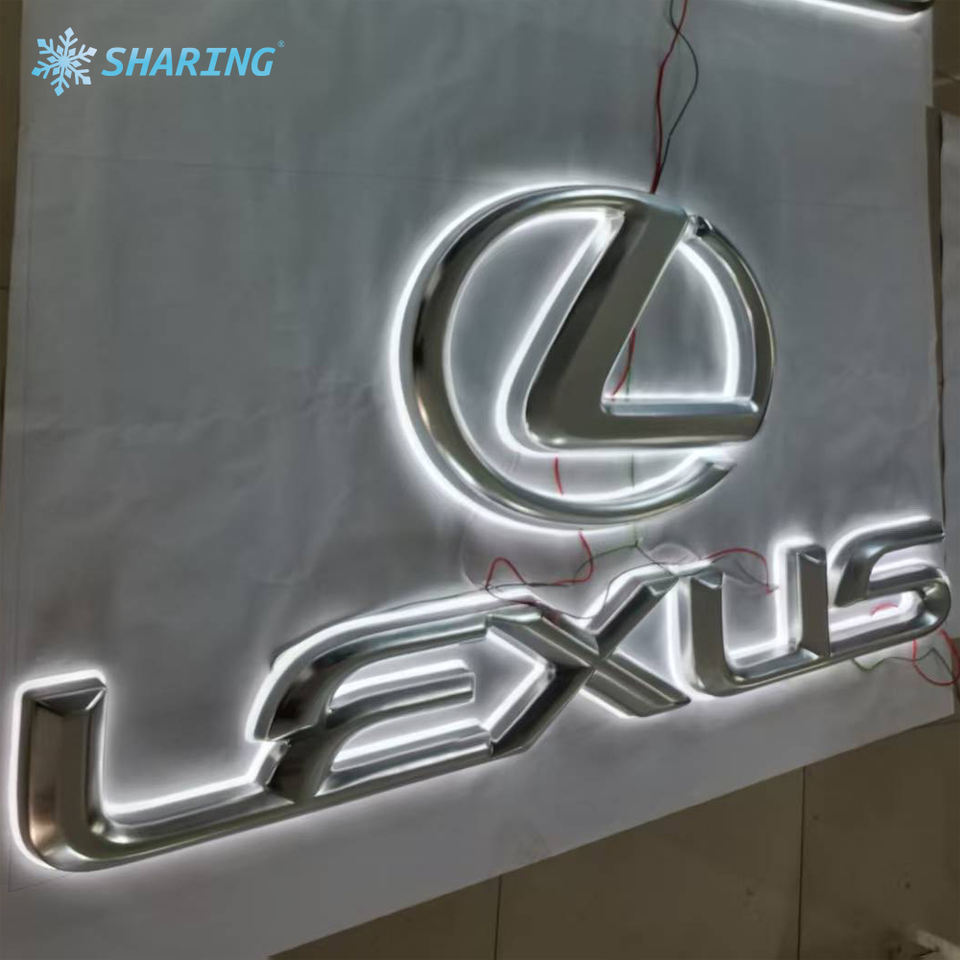 Custom 3D LED Car Logo Emblem Multi-Color Acrylic Sign for 4S Store ...