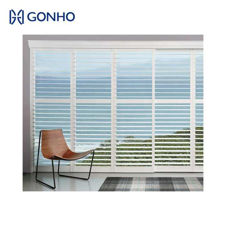 GONHO Exterior Shutters Vertical Hurricane Proof Window Sound ...