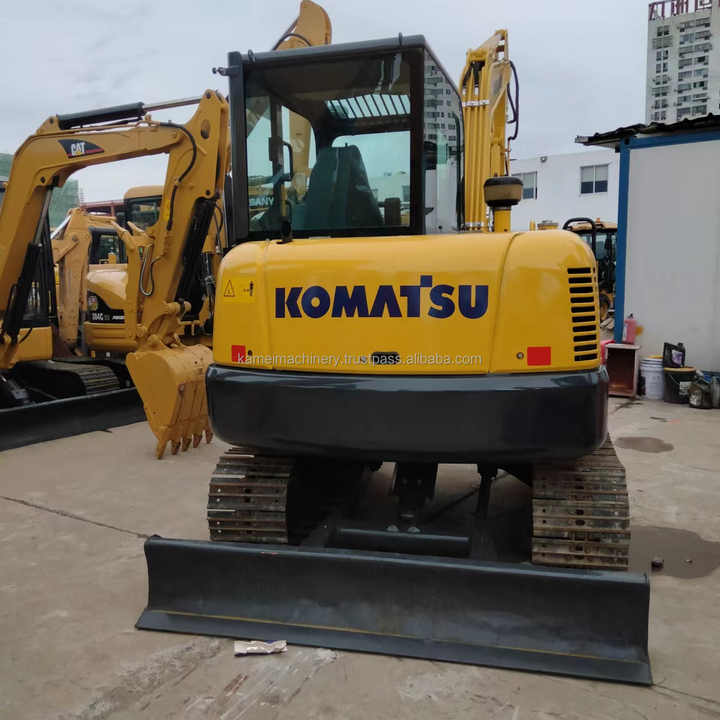 5 Ton komatsu PC56 Used Mini Excavator for Sale Komatsu Mini Used PC56-7 Excavator with Good ...