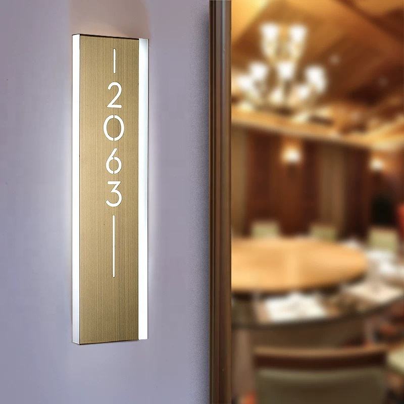 2025 NEW DSYMBOL Hotel Smart Door Sign,Electric Doorplate with Doorbell ...