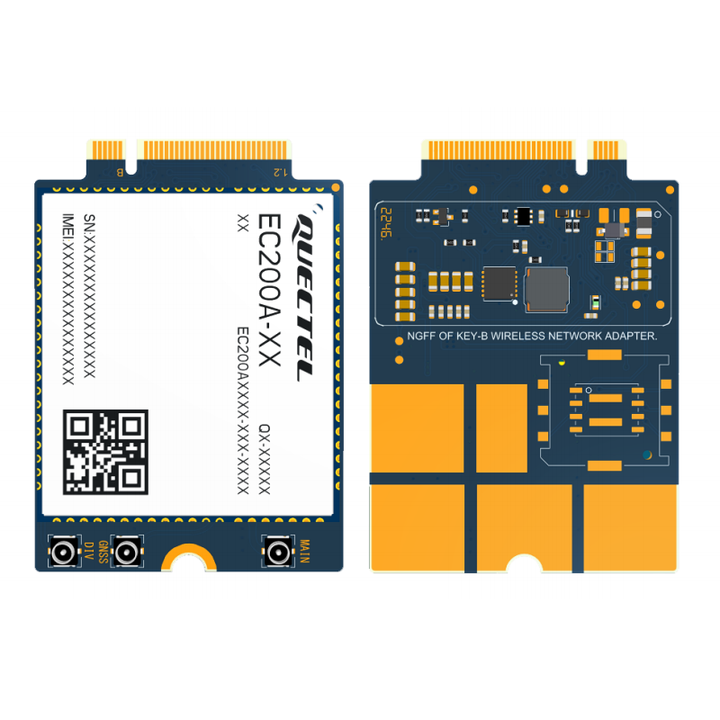 Quectel EC200A-EU M.2 Cat4 LTE Module - 4G Wireless Communication