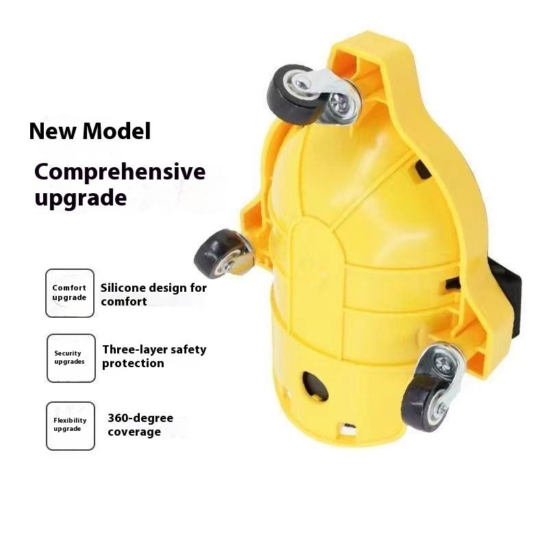 Convenient Effort Saving Universal Wheel Mobile Bricklayer Knee Pad ...