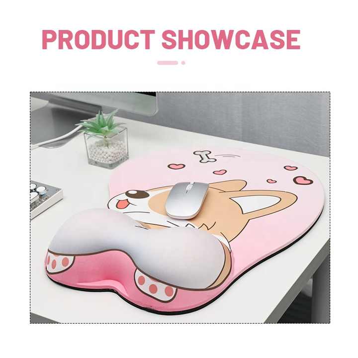 Cute Comfortable Huge Big Size Silicone Mouse Pad Support