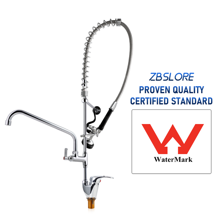 Industrial Faucet Watermark Certified High Pressure Pre Rinse Kitchen ...