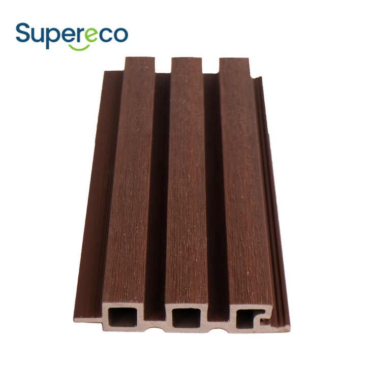 WPC Slat Wood Wall Panels PVC Madera Panneau Tasseau Bois Mural PVC ...