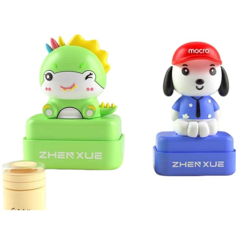 Cartoon Kids Name Stamp Waterproof Reusable Fabric Stamp for Baby ...