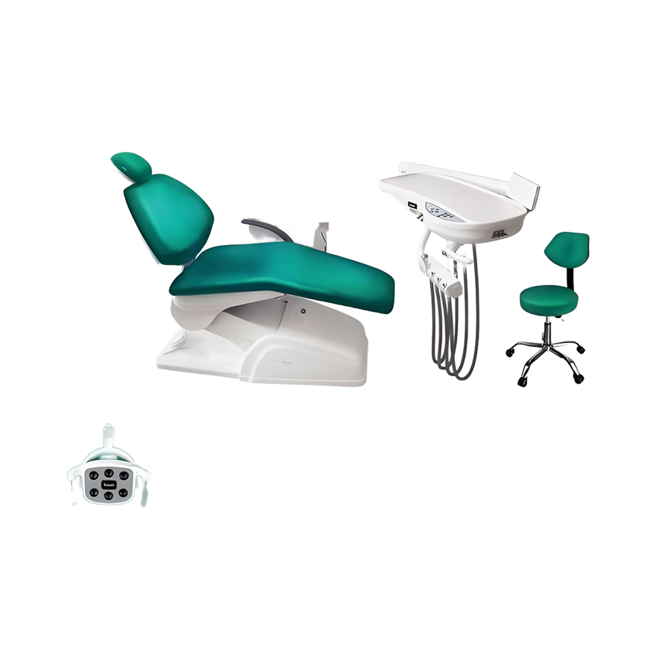 Modern Electric Dental Chair Unit with LED Lamp, Cuspidor ...