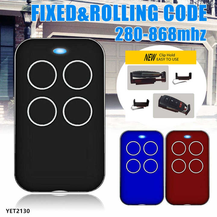 Yet2130 Copy Code Universal Remote Control Fixed Code And Rolling Code Multi Frequency 280 To ...