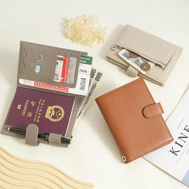 Promotional Travel Organizer Passport Book Cover RFID Card Wallet ...