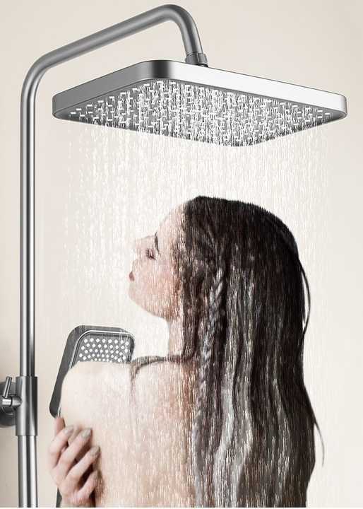 Black Gun Gray Piano Shower Set 4 Functions - Modern Bath