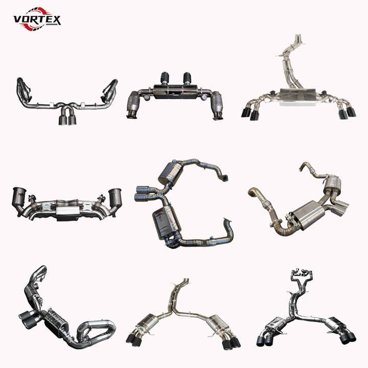 VORTEX Stainless Steel Car Valvetronic Exhaust Catback System With ...