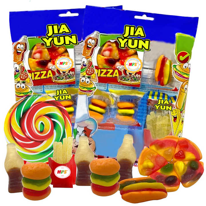 MPS Gummy Hamburger and Hotdog - Custom Sour Mini Burger Sweets