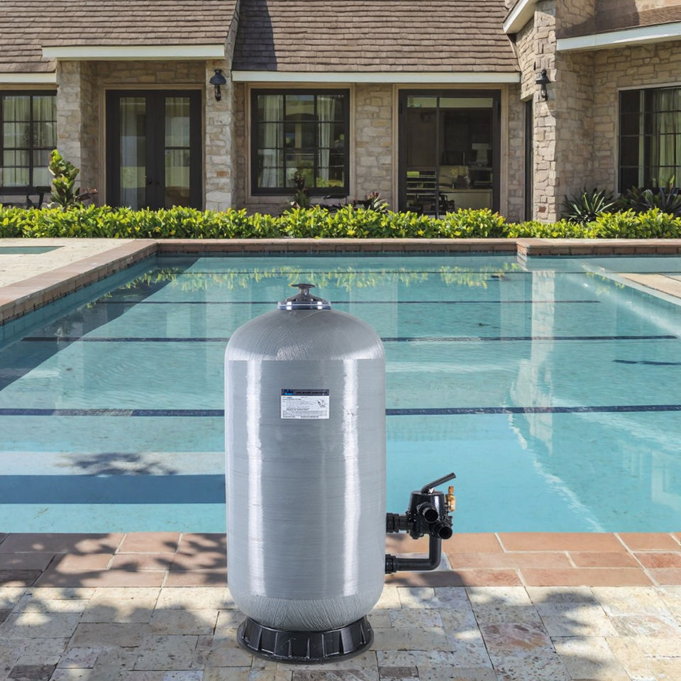 Pikes Commercial High Flow Fiberglass Sand Filter for Swimming Pool ...