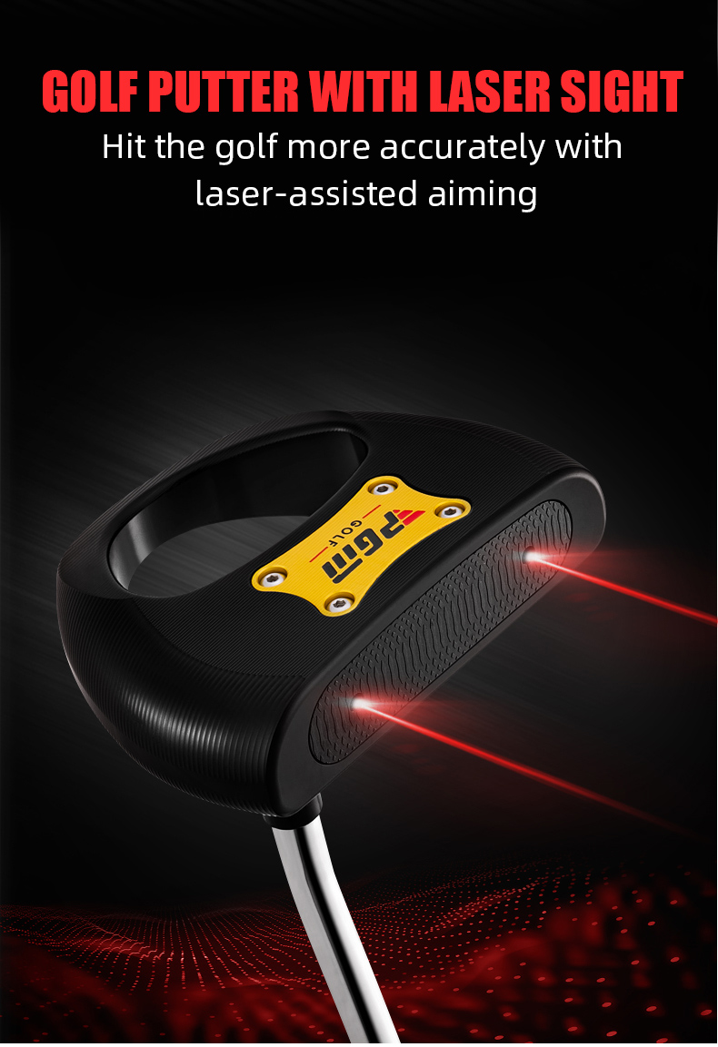 PGM TUG043 head cnc putter golf adult laser assisted aiming line ...