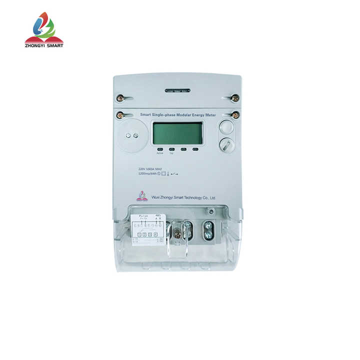 Certified IEC Standard Single Phase Energy Meter by Zhongyi Smart