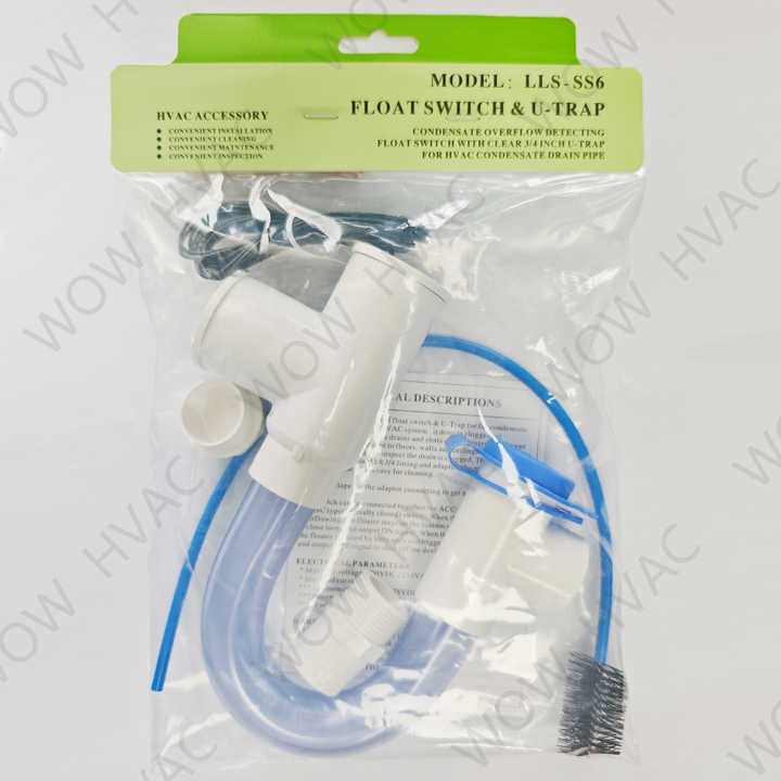 WOW LLS-SS6 Smart Trap Kit Condensate Float Switch Offers Overflow Protection with a Clear U ...