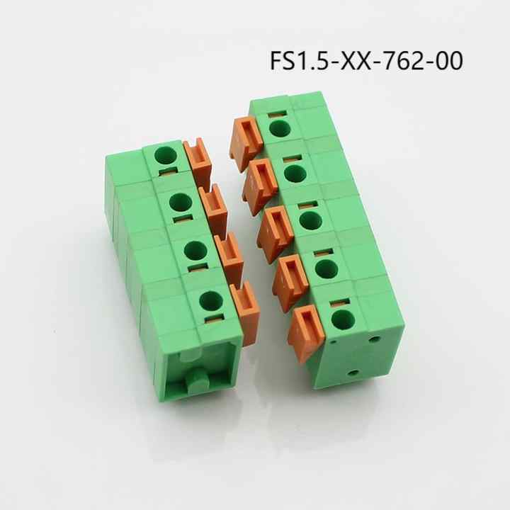 7.62MM pitch Spring type PCB terminal block straight pin DG142V 7.62 ...