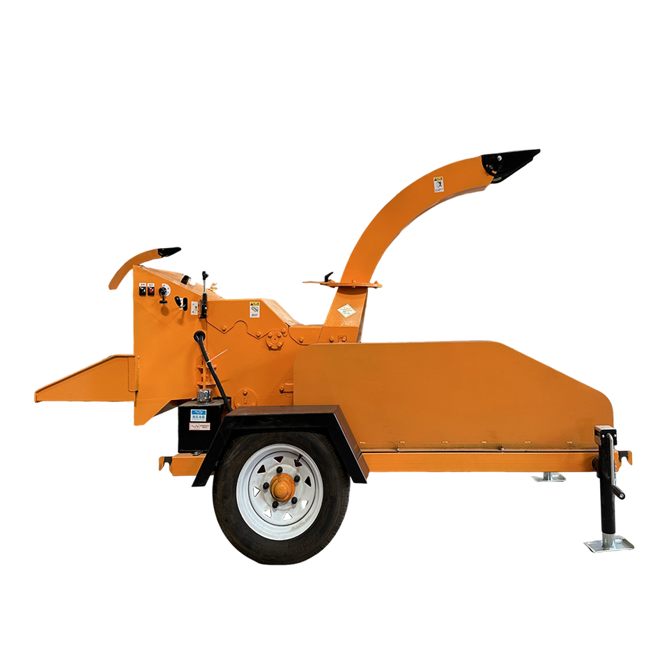 diesel Industrial diesel Wood Chipper Machine Mobile 25hp Commercial ...