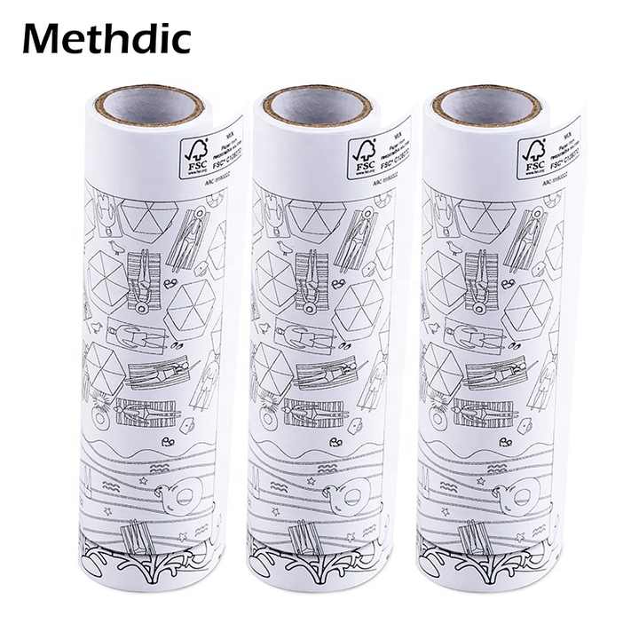 Methdic Children Cartoon Sketch Drawing Paper Roll for Kids| Alibaba.com
