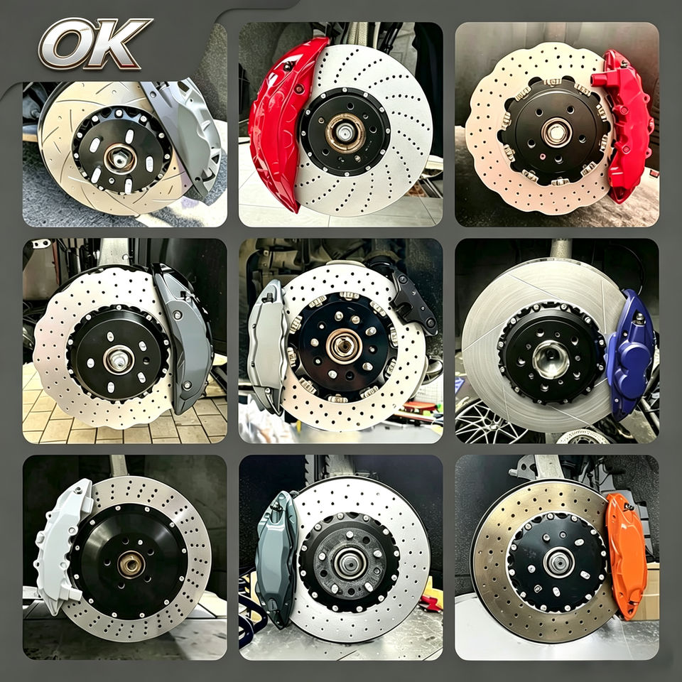 High-Performance 19Z 6-Pot Brake Caliper Floating Brake Disc Compatible ...