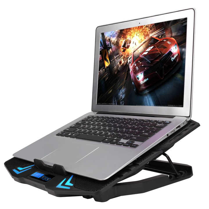 Dual USB Ports Laptop Cooling Pad Chill Mat with 3 Working Modes and ...