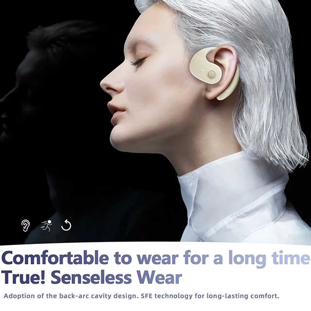 BY01 OWS Wireless Earphones - Hifi Stereo Sound & Waterproof