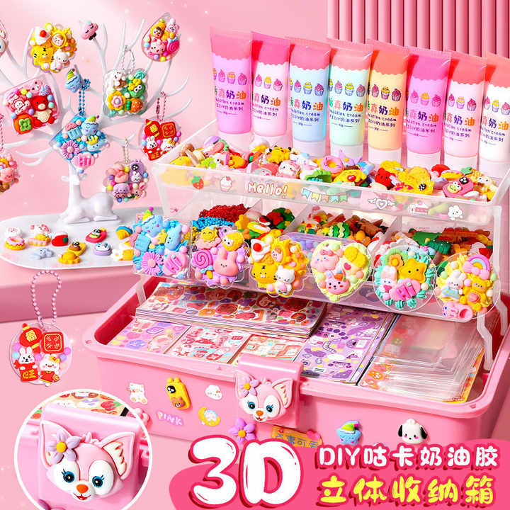 Handmade DIY Gel Goo Card Sticker Set for Boys Full Material Plate for ...