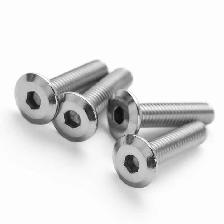 M6 M8 Stainless Steel 304 Plain PF Head Pan Flat Head Flat END ...