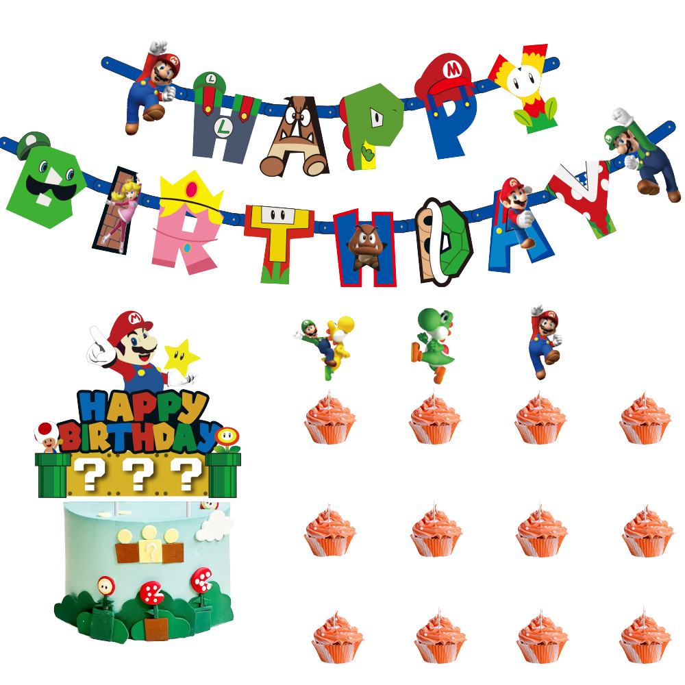 Wholesale & Custom party supplies super mario from Global Suppliers ...