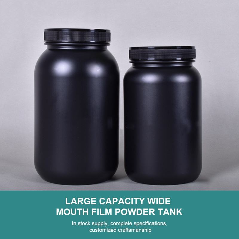 Food Grade Food Packaging Plastic Cans Protein Powder Bottle 1500ml ...