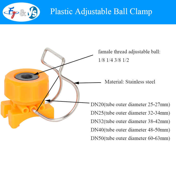 Factory Price Lightwei Plastic Ball Clamp Nozzle New Condition Ball ...