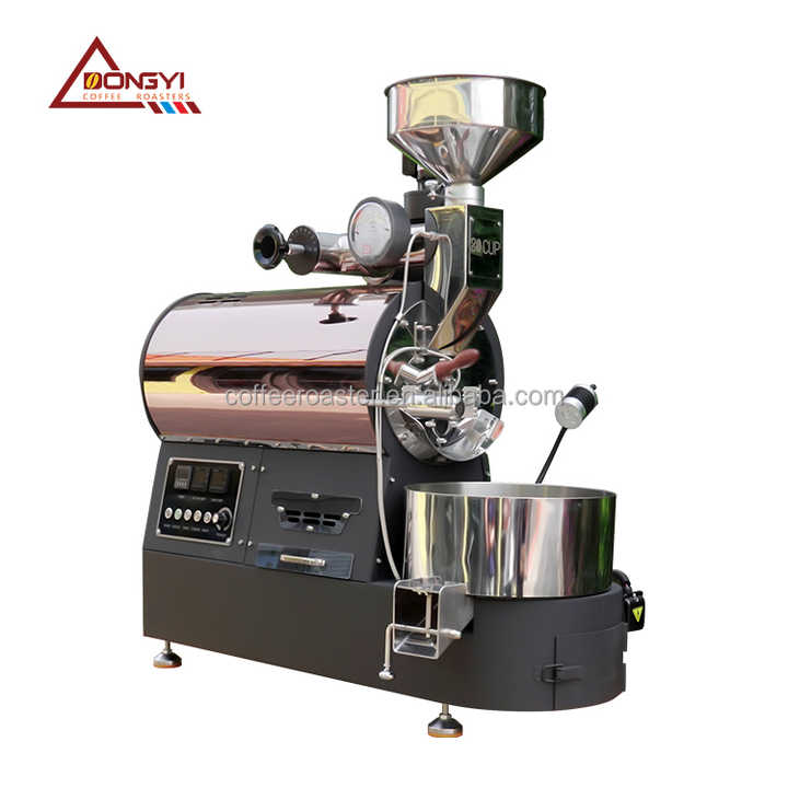 Dongyi 1kg 2kg Stainless Steel Smart Semi-Automatic Electric Gas Coffee ...