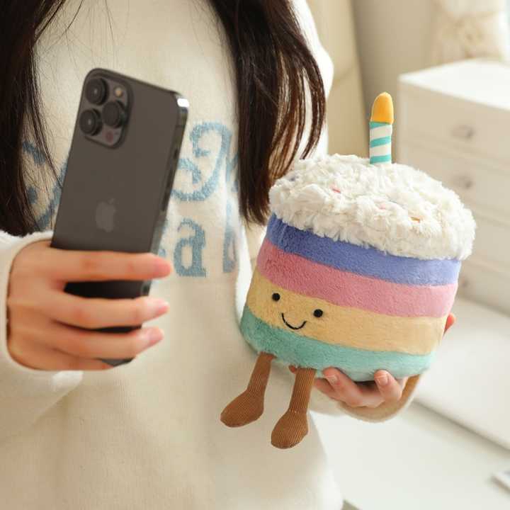 New Arrival Cute Cake Shape Plush Toy Doll Dessert Plush Toys Birthday ...
