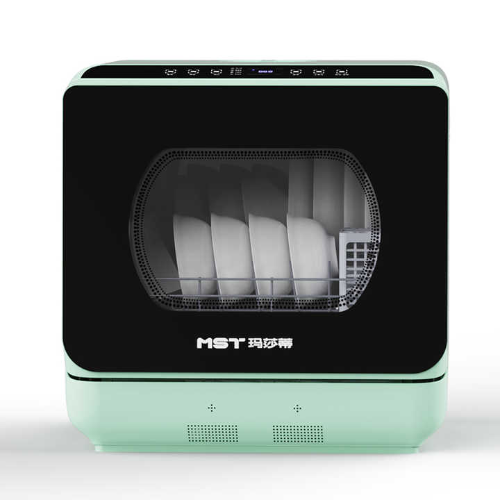 Mini Size Countertop With Glass Window Plastic Housing Dishwasher ...