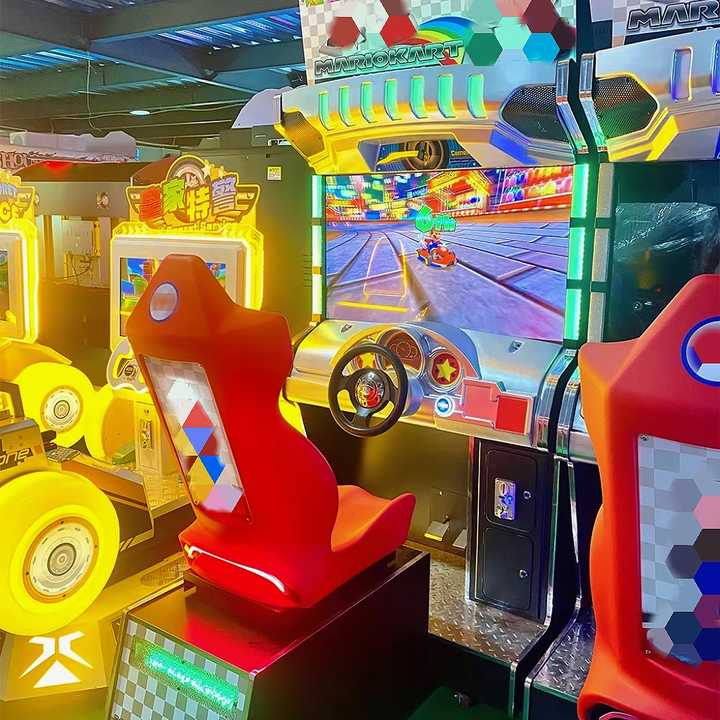 42 Inches Coin Operated Video Games Simulator Machine Car Racing Car ...