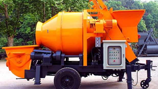HAMAC Concrete Mixer with Pump - Efficient Construction